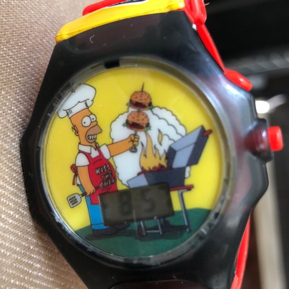 burger king | Accessories | Simpsons Burger King Digital Watch | Poshmark